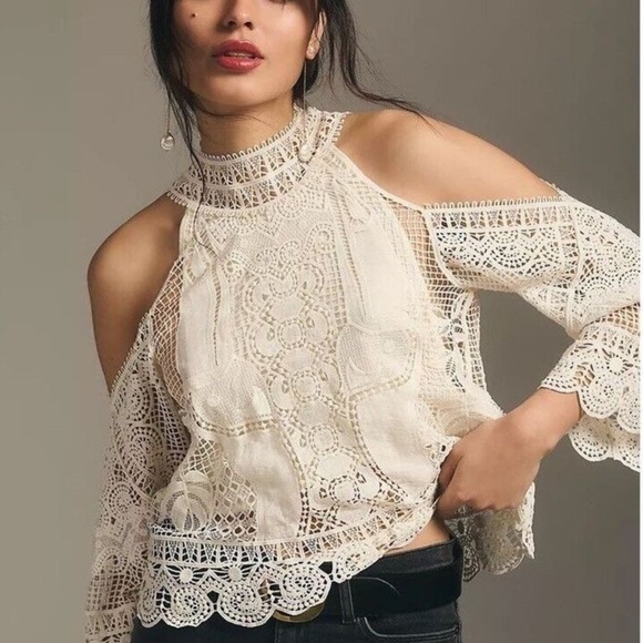 FARM Rio | Tops | Nwt Farm Rio Lace Blouse | Poshmark